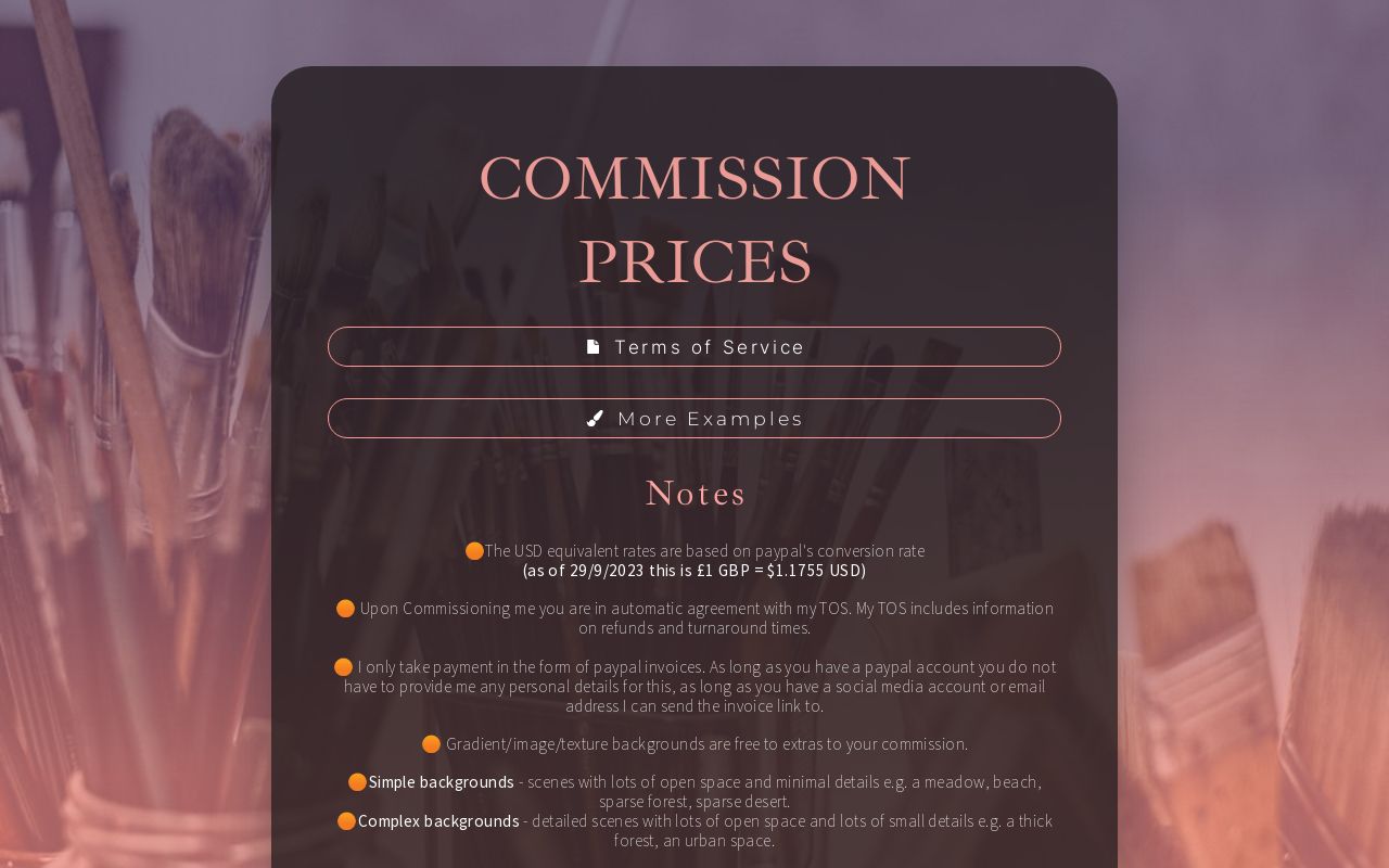 2024 commission Prices